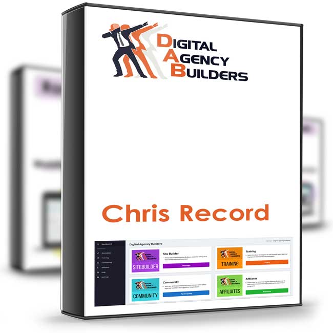 Digital Agency Builders (UPDATED) – Chris Record【DOWNLOADABLE】