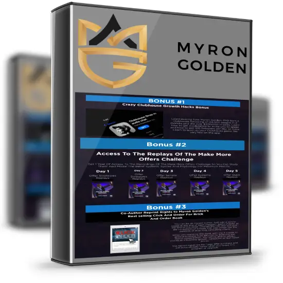 Myron Golden – Mastery Boot Camp【DOWNLOADABLE】